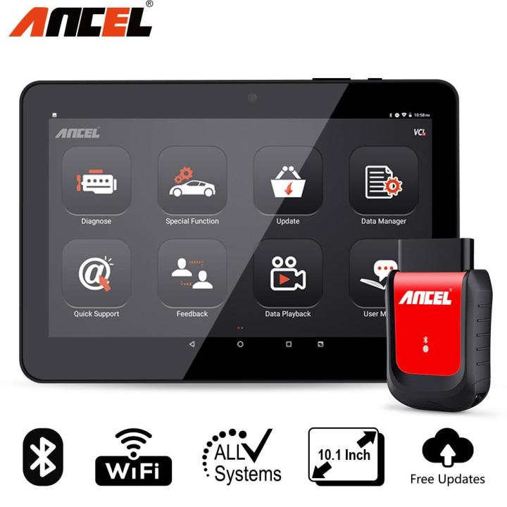Ancel X6/X7 OBD2 Scanner Full System 2025 Car Diagnostic Tool Auto VIN Bi-directional Control ...