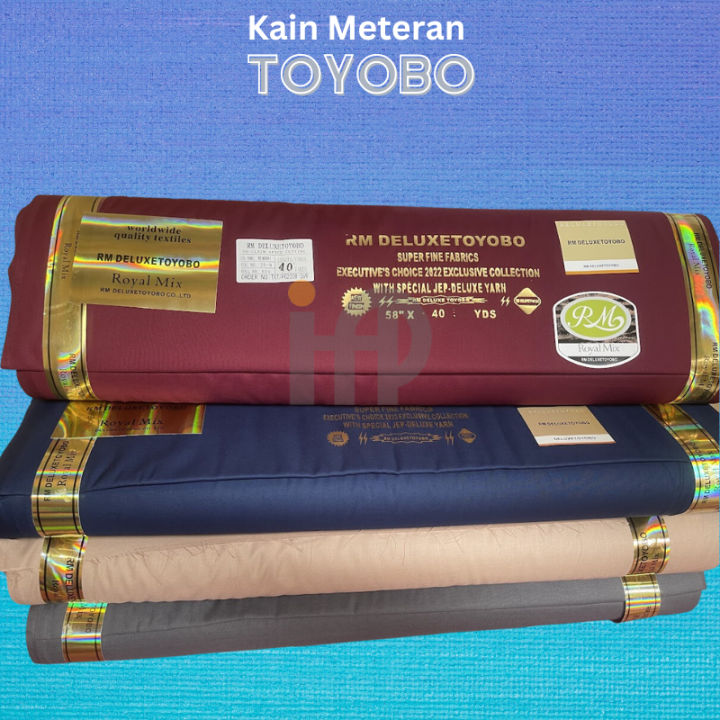 Kain Toyobo Royal Mix Meteran / Katun Toyobo / Dluxe Toyobo / D'luxe ...