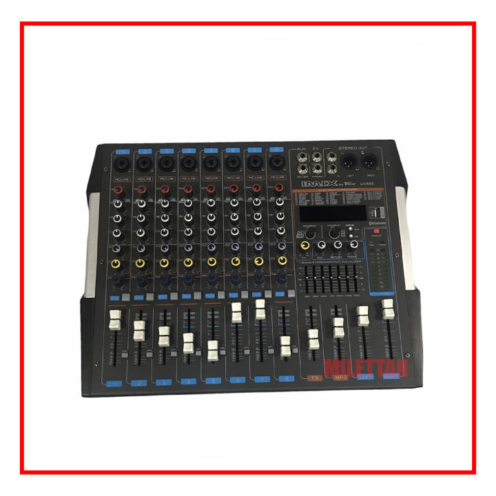 LIVE MIXER BY TRIDENT 8 CHANNELS PROFESSIONAL MIXING CONSSOLE WEITH ...