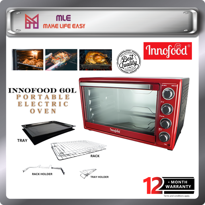 INNOFOOD ORIGINAL 60L Portable Electric Oven | Lazada