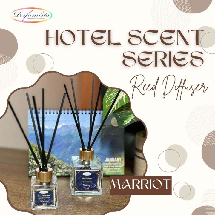 NEW Perfumista Hotel Scents Reed Diffuser Set, Marriot, Okada ...