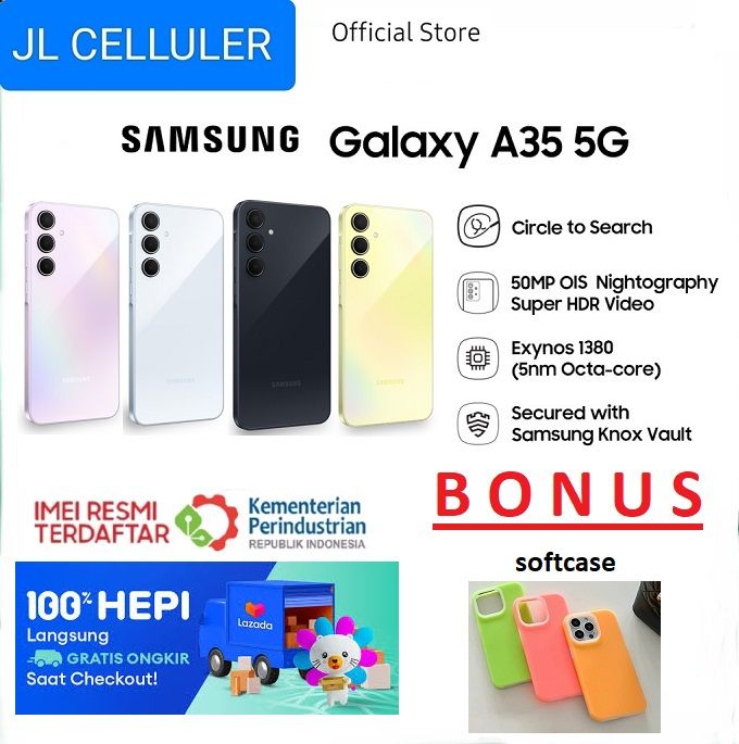 Samsung Galaxy A35 5G 8/256GB - GARANSI | Lazada Indonesia