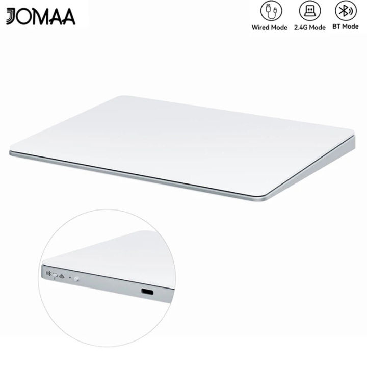 Jomaa Upgraded Wireless Bluetooth Trackpad,Smooth Glass Surface with ...