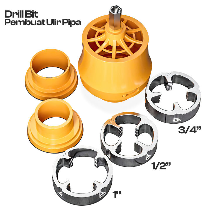 Alat Pembuat Ulir Pipa PVC Cetakan Ulir PIpa Alat Pembuat Benang Pipa ...