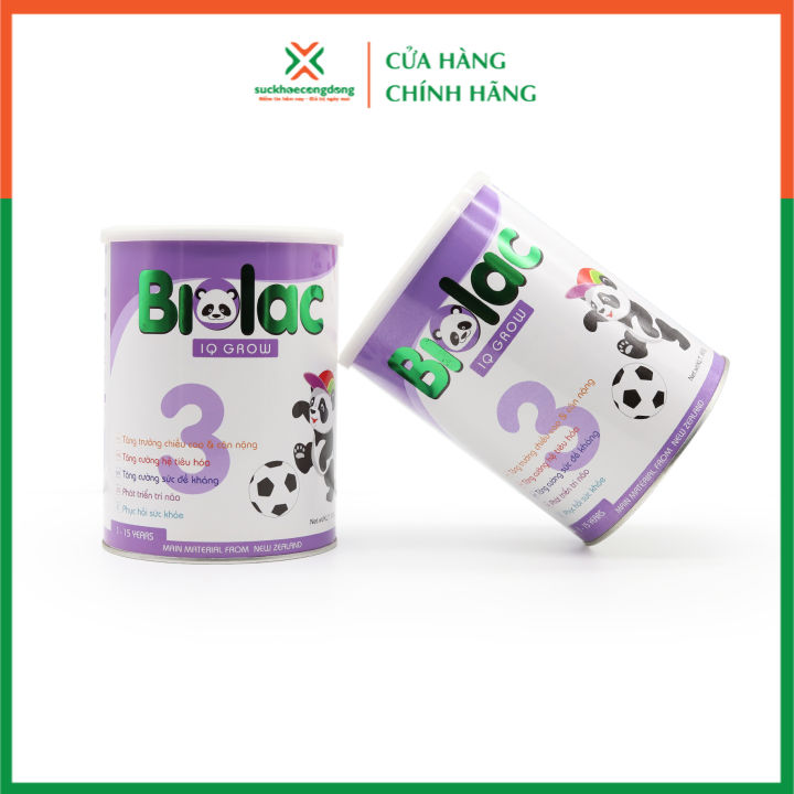 Sữa Biolac IQ GROW - Tăng cường sức đề kháng, phát triển chiều cao ...