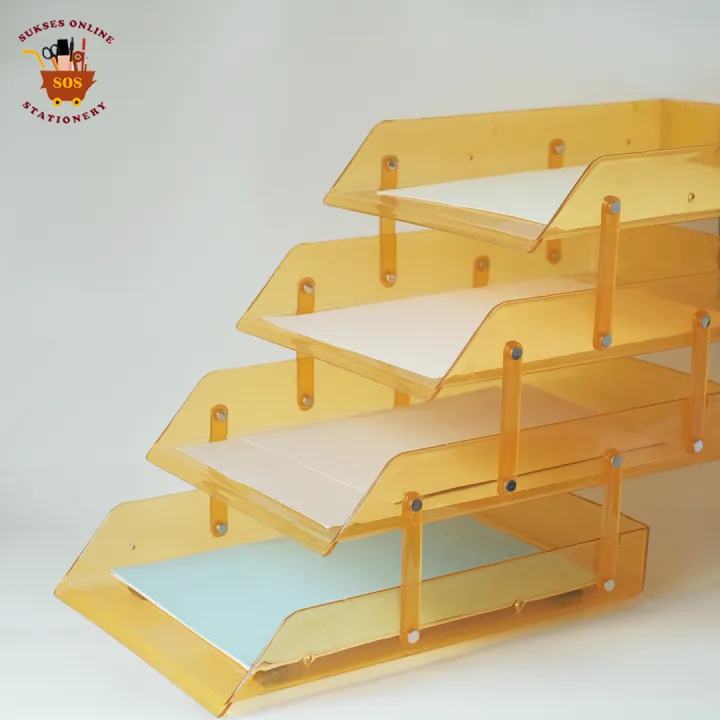 SOS Elevated Tray MICROTOP 604 Transparan / Rak Dokumen / Rak Kertas ...