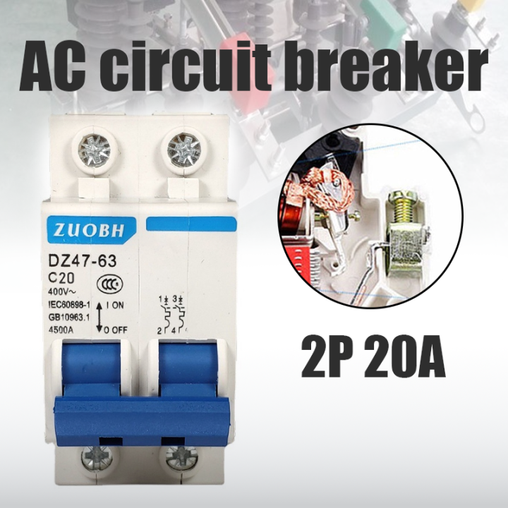 DZ47-63 Miniature Circuit Breaker 10A 20A 32A 63A AC Circuit Breaker ...