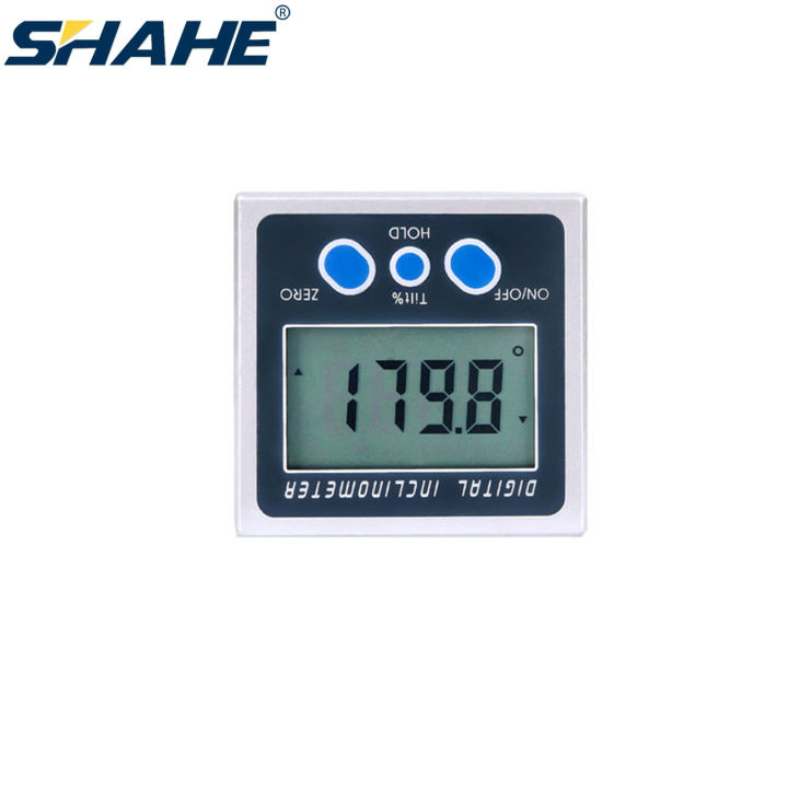 SHAHE 2-180 Degree Digital Angle Finder Eelectronic Inclinometer Bevel ...