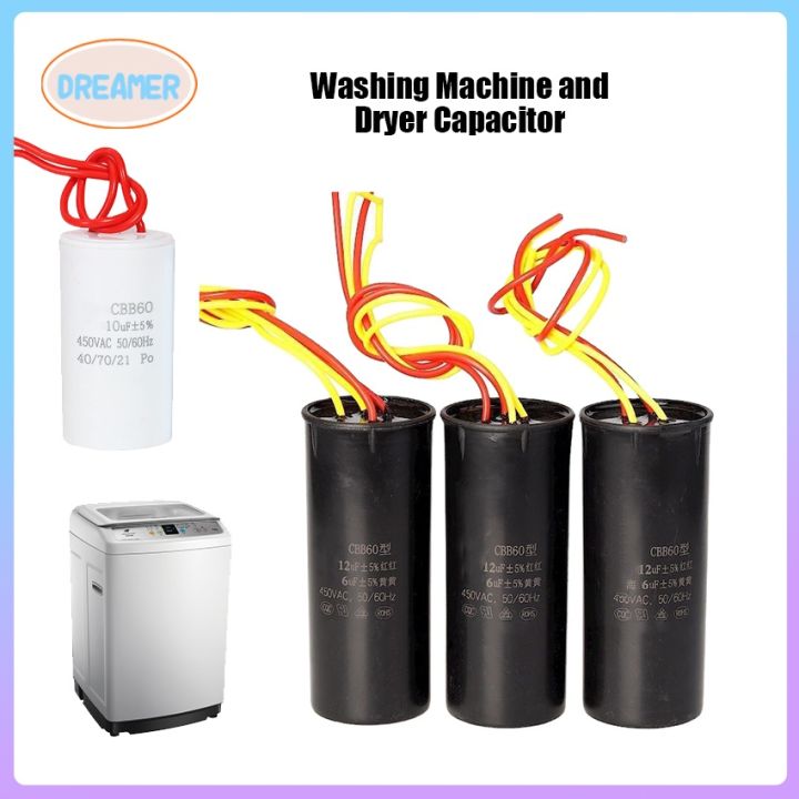 Capacitor Dual Washing Machine (450v) Washing Machine Starter Capacitor ...
