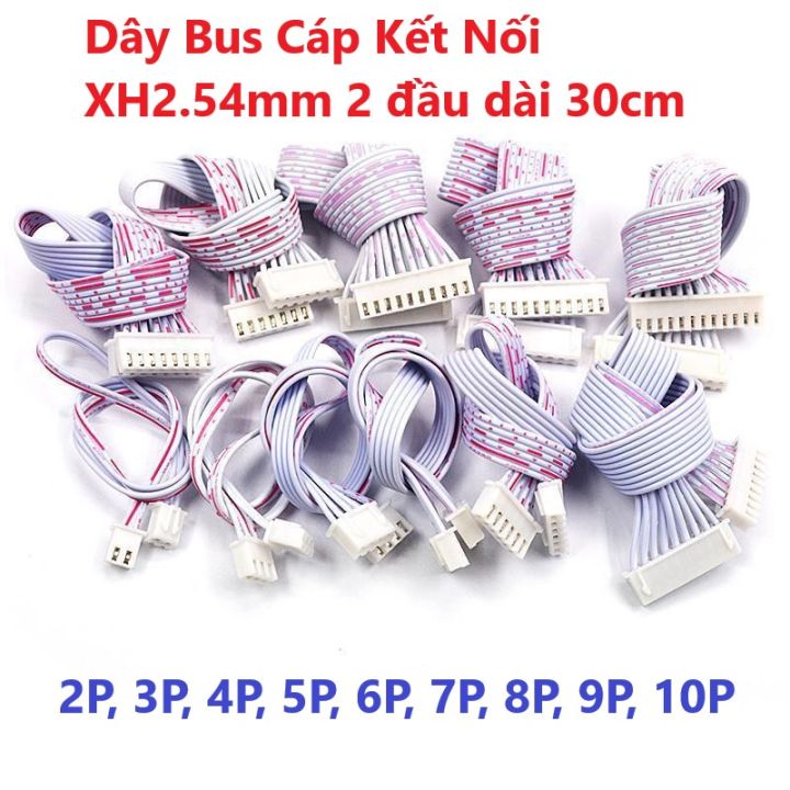 Dây Bus Cáp Kết Nối XH2.54mm 2 đầu dài 30cm - 2P, 3P, 4P, 5P, 6P, 7P, 8P, 9P, 10P | Lazada.vn