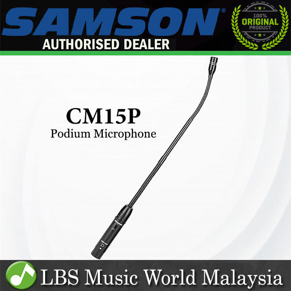 Samson CM15P 15" Mini Gooseneck Podium Microphone (CM 15P) | Lazada