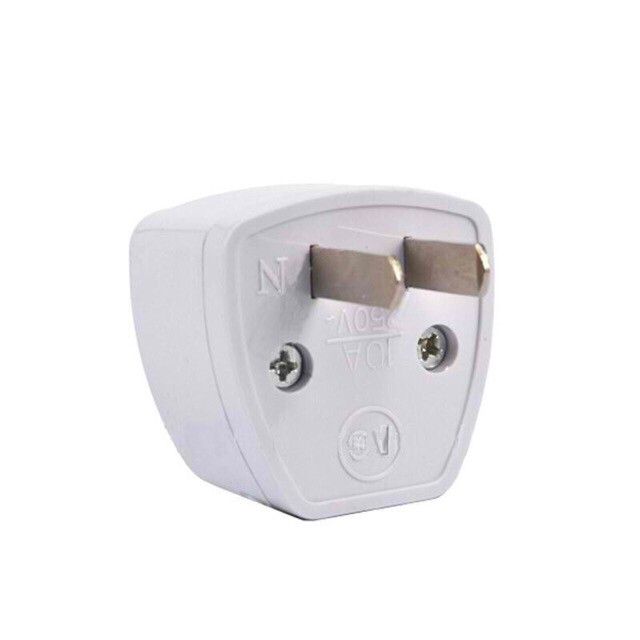 Honcer Hardware 3 Pin Plug Adaptor UK Convert To Universal 2 & 3 Pin ...