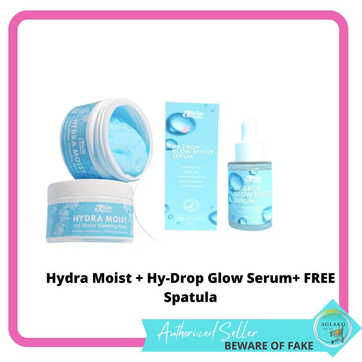 J Skin FACE BUNDLE Beauty Hydra Moist Ice Water Sleeping Mask 300g With ...