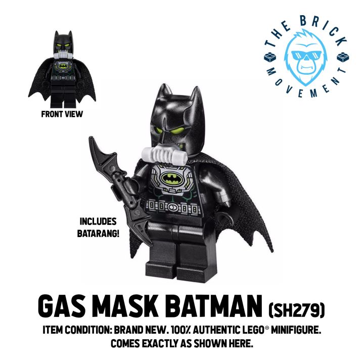 LEGO® DC Gas Mask Batman Minifigure | Lazada PH
