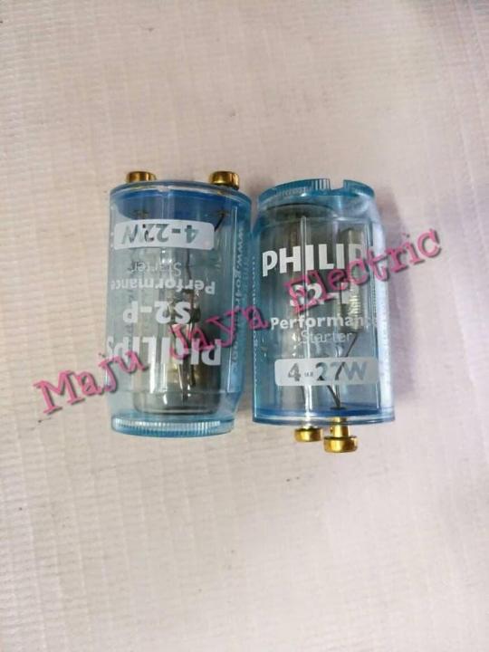 Starter Lampu TL Philips S2-P Stater Neon 4-22 W Watt Ukuran S2P S 2 ...