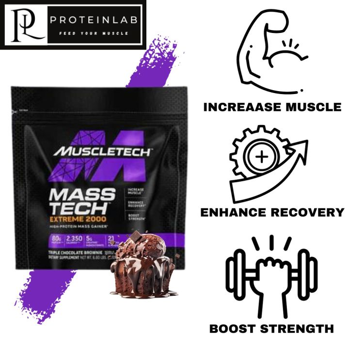 Muscletech MassTech Extreme 2000 High Protein Mass Gainer (6 Lbs) | Lazada