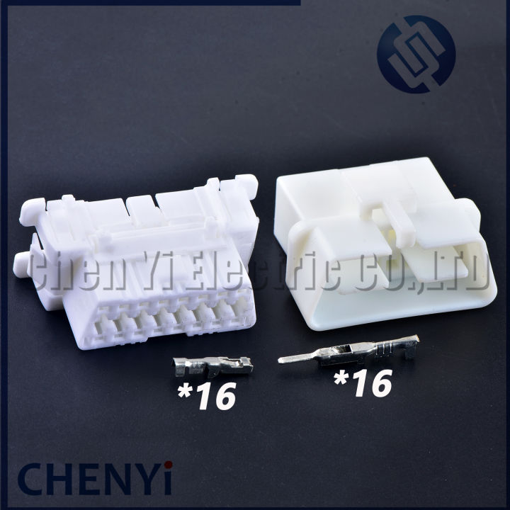 16 Pin/way Automobile Male or Female Connector Car OBD OBD 2 Diagnostic tool Interface Wire plug ...