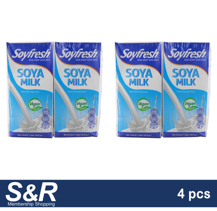 Soyfresh Non-Dairy Soya Milk (1L x 4pcs) | Lazada PH