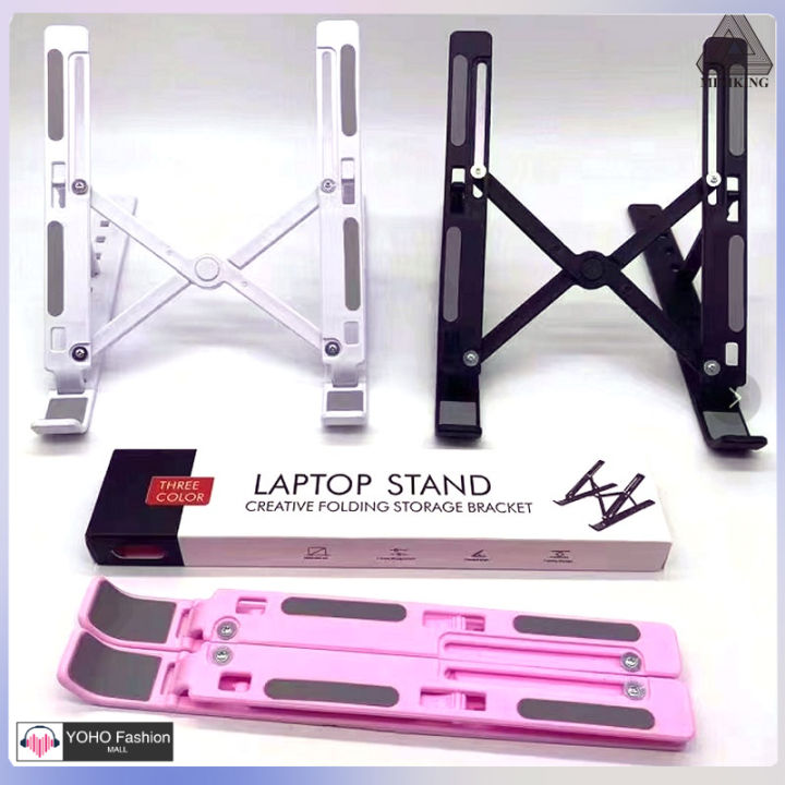 laptop Stand Portable Hands Free ABS Adjustable Foldable Laptop Desk ckt P6 cool stand | Lazada PH