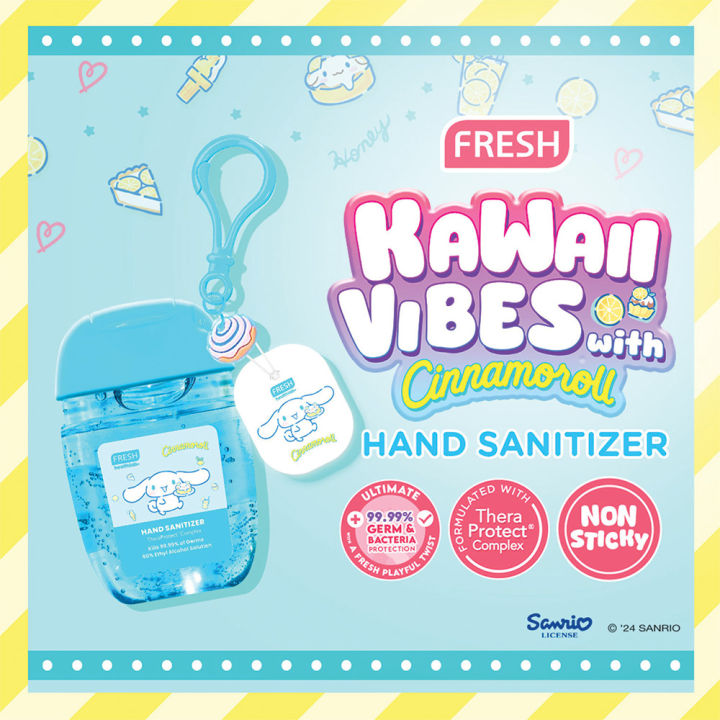 FRESH SANRIO CINNAMOROLL SANITIZER 30ML | Lazada PH