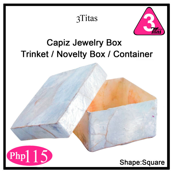 3Titas Capiz Jewelry Box / Trinket / Novelty Box / Container | Lazada PH