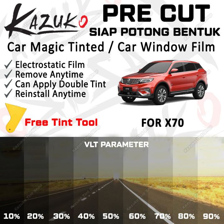 Car Window Magic Tinted Magic Tint Kereta Ikut Bentuk Cermin Glass ...