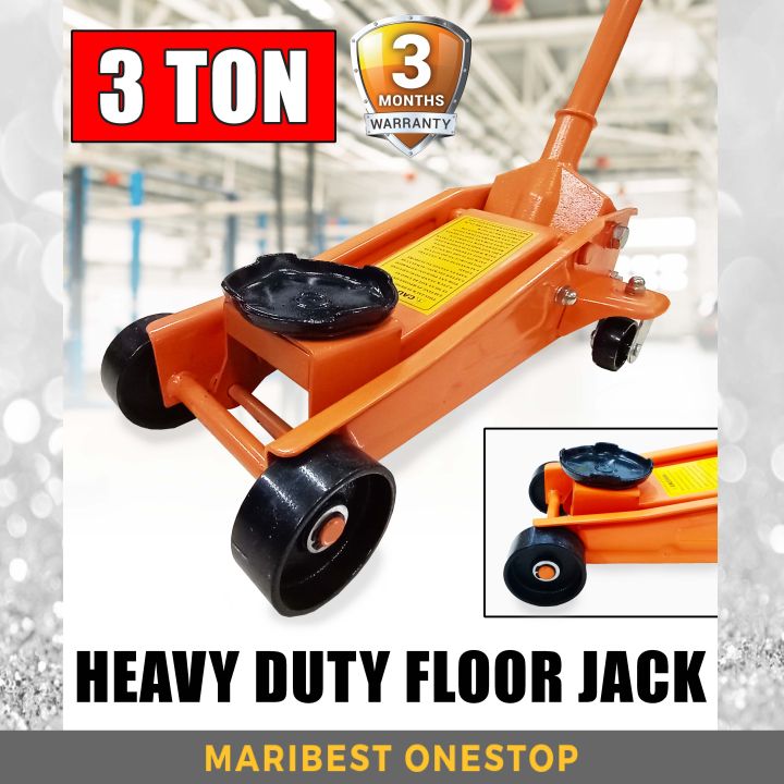 3 Ton 220LF Heavy Duty Floor Jack Hydraulic Service Garage Jack Jet ...