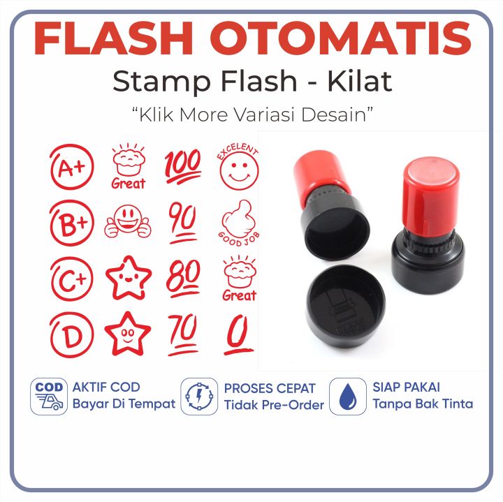 STEMPEL NILAI PAUD, TK/ REWARD. Diameter 17 (CUSTOM SESUAI KEMAUAN ...