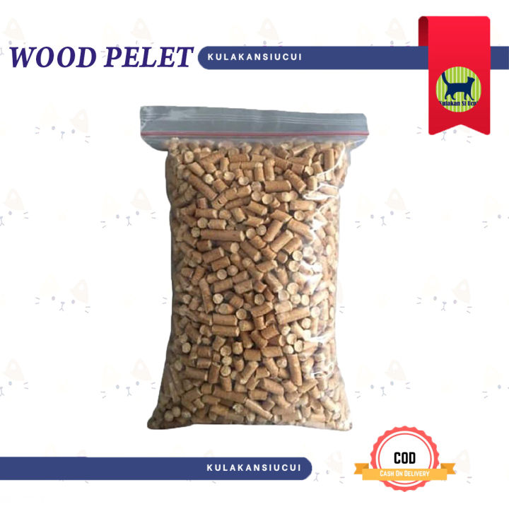 Wood Pellet Repack 1 Kg Pelet Kayu Pengganti Pasir Cat Litters Alas ...