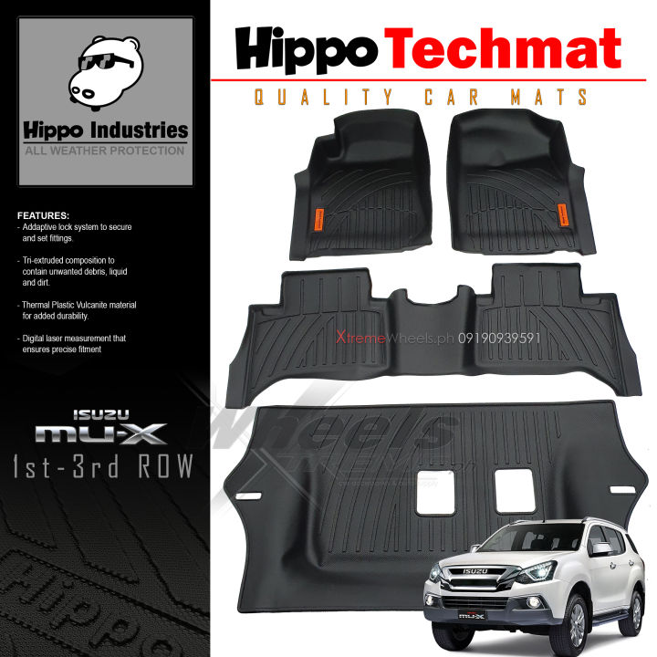 Isuzu MUX 2014-2021 / Trailblazer 2014-2024 1st-3rd Hippo Techmat Version 2 Deep Dish Floor ...