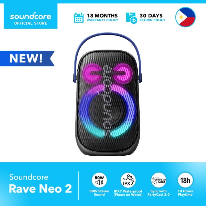 Soundcore Rave Neo 2 Bluetooth Speaker | Lazada PH