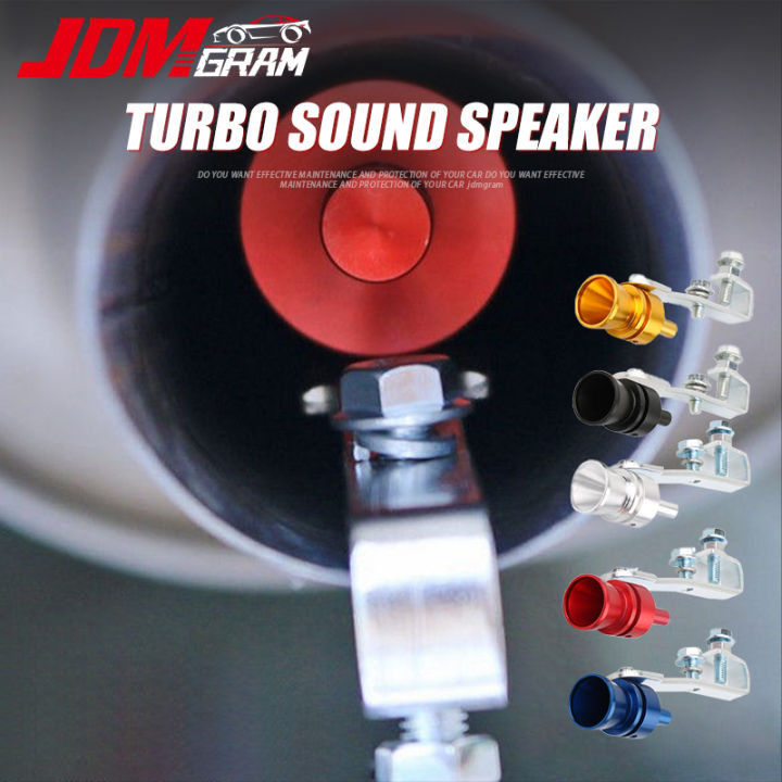 JDMGRAM Turbo Sound Car Exhaust Muffler Whistle Pipe Aluminium ...