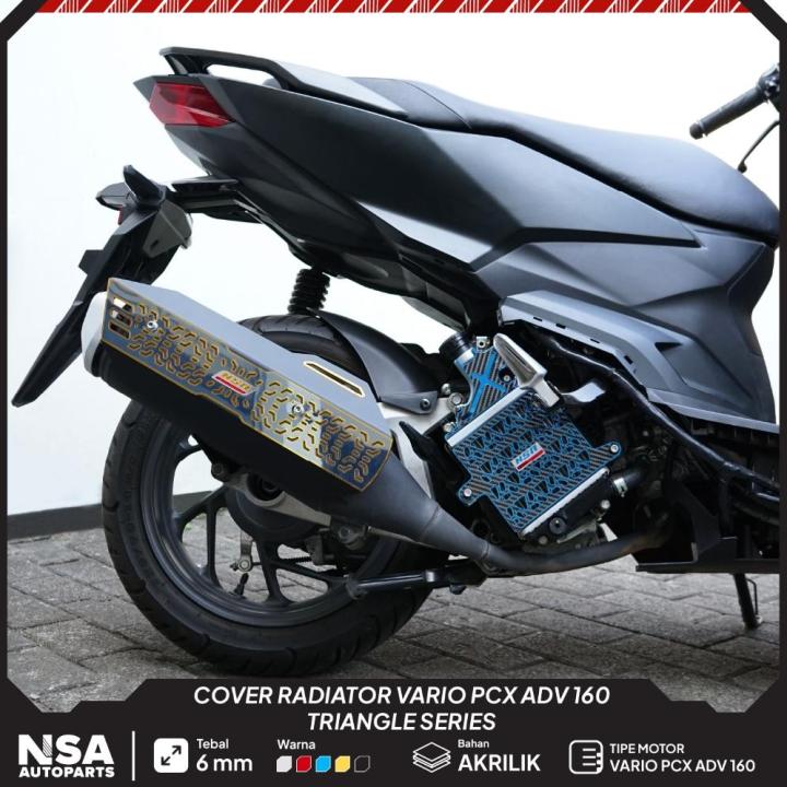[HOYAHOYA] COVER RADIATOR VARIO ADV PCX 160 TRIANGLE SERIES CARBON ...