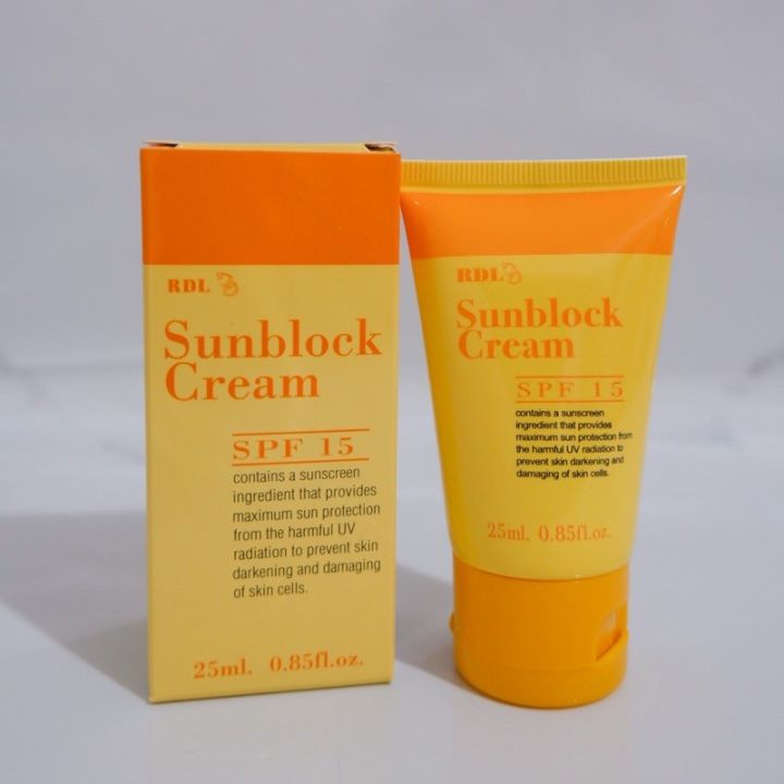 RDL Sunblock Cream SPF15 25ml | Lazada PH