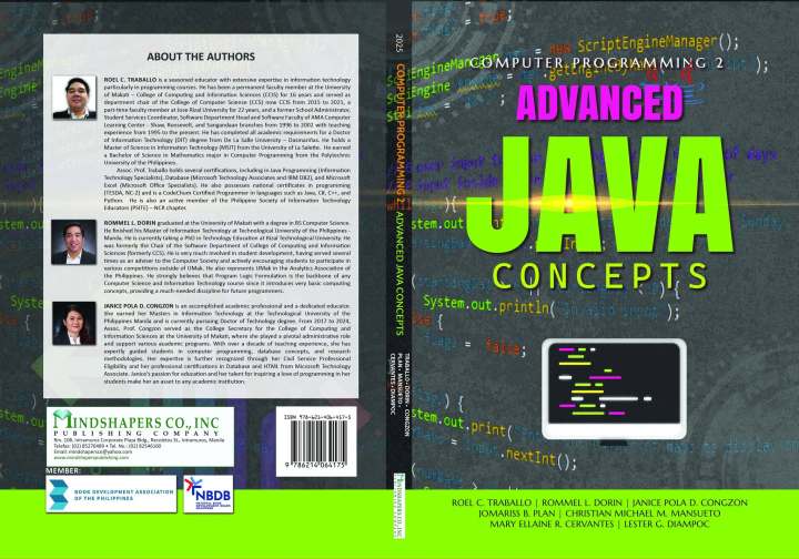 Traballo l Computer Programming 2 Advanced Java Concepts l College l 2025 | Lazada PH