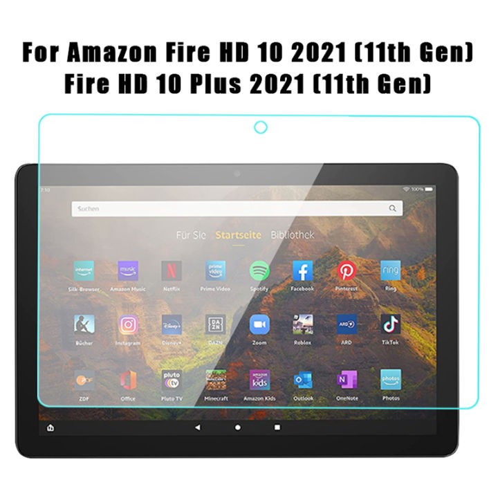 Amazon HD 10 2021 Screen Protector For Amazon Fire HD10 Plus 2021 (11th ...