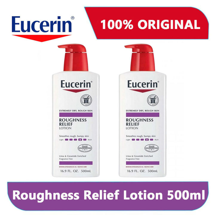 EUCERIN Roughness Relief Lotion 500ml Pump Bottle for Extremely Dry ...