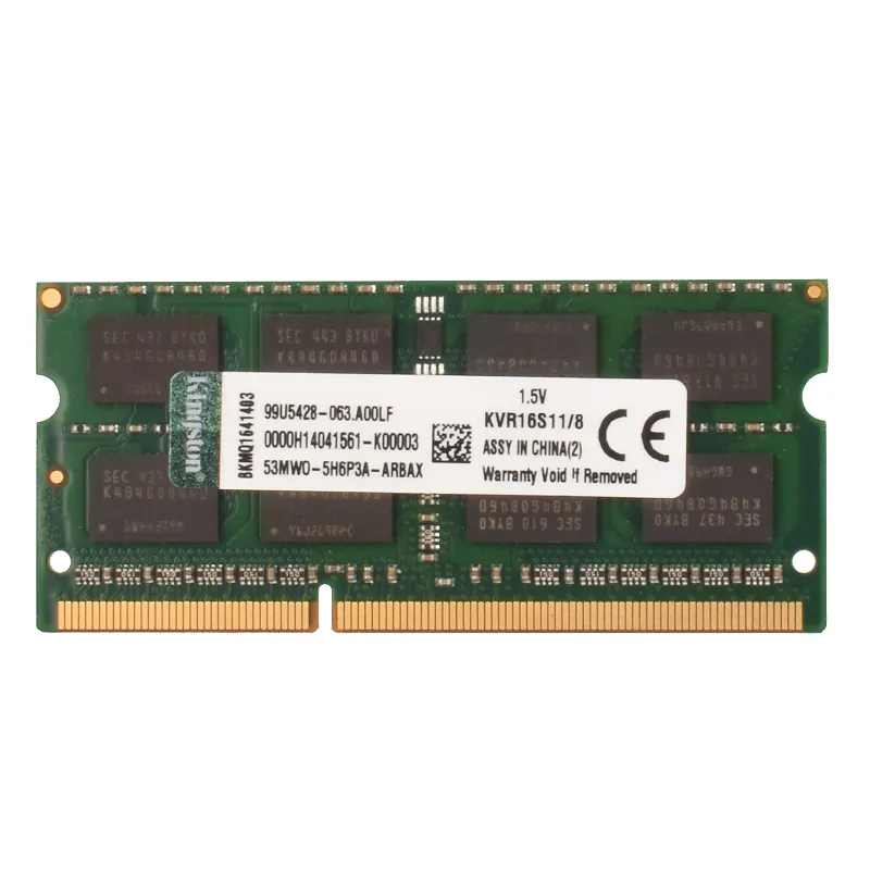 Kingston DDR3 8GB RAM 1333mhz 1600MHz Laptop Memory PC3-10600 12800 1 ...