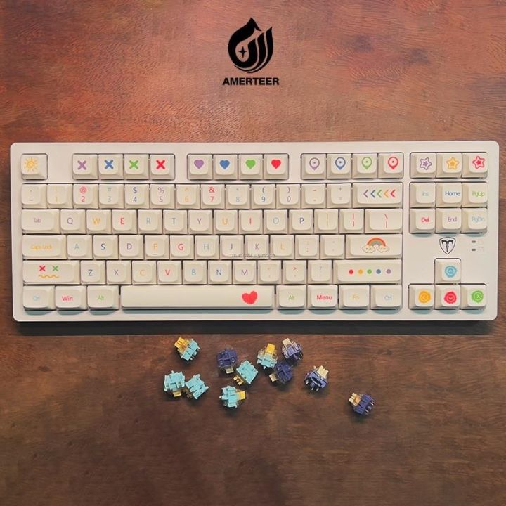 140 Keys PBT Dye-Sublimation Keycaps XDA Profile Keycap For Outemu ...