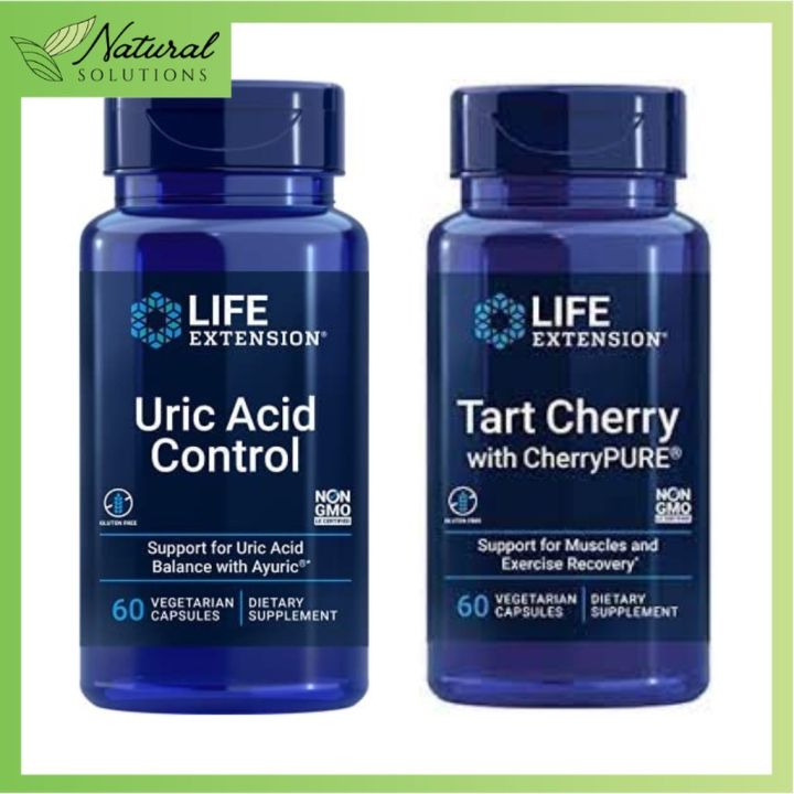 Natural Solutions Life Extension, Uric Acid Control, 60 Vegetarian ...