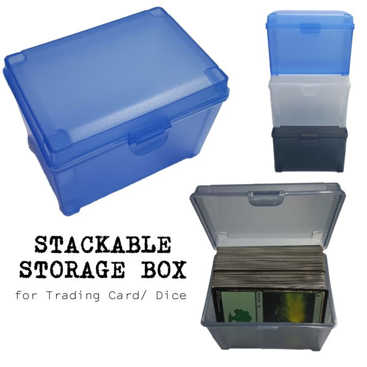 Trading Card Box Dice Box Storage Stackable Japan | Lazada PH