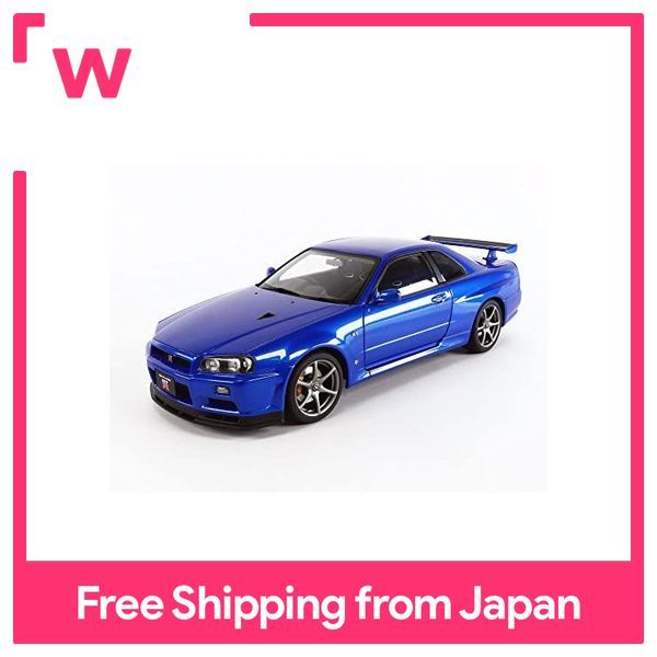 AUTOart 1:18 Scale Diecast Car Nissan SKYLINE GT-R R34 V Spec II Bayside Blue 77408 | Lazada PH