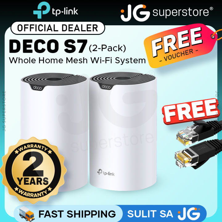 TP-Link Deco S7 AC1900 (3-Pack) Whole Home Mesh Dual Band Wi-Fi System ...