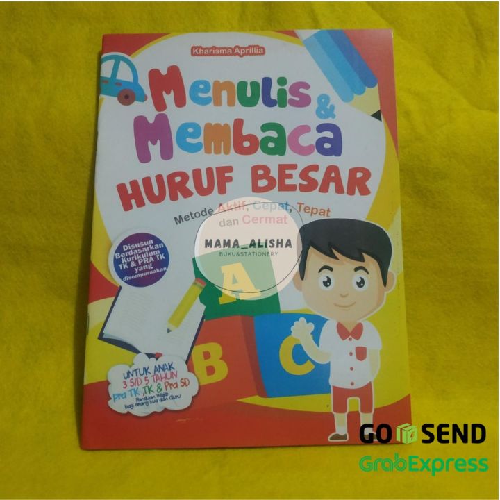 Buku Anak - Menulis dan Membaca Huruf Besar untuk PAUD TK dan Pra SD ...