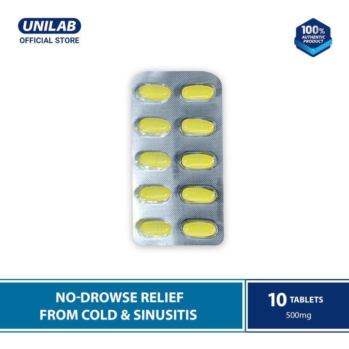 Unilab No-Drowse Decolgen 10 Tablets - No-Drowse Relief from Cold ...