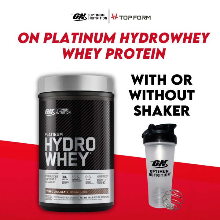Optimum Nutrition Hydro Whey, ON Platinum Hydrowhey Whey Protein, 1 ...