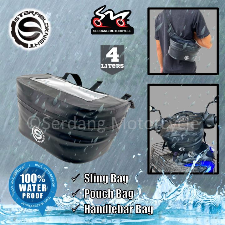 StarFieldKnight Waterproof Handlebar Bag Premium Motor GPS Navigation ...