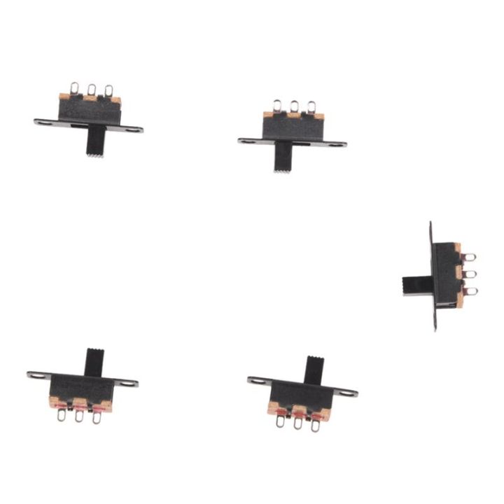 5 Pcs 50V 0.5A 3 Pin 2 Position On/OFF 1P2T SPDT Slide Switch 3 Pin ...