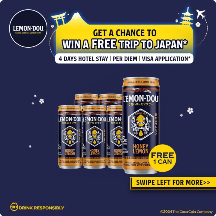 [BUY 5, GET 1 FREE] Lemon Dou Honey Lemon 330mL - Pack of 6 | Lazada PH