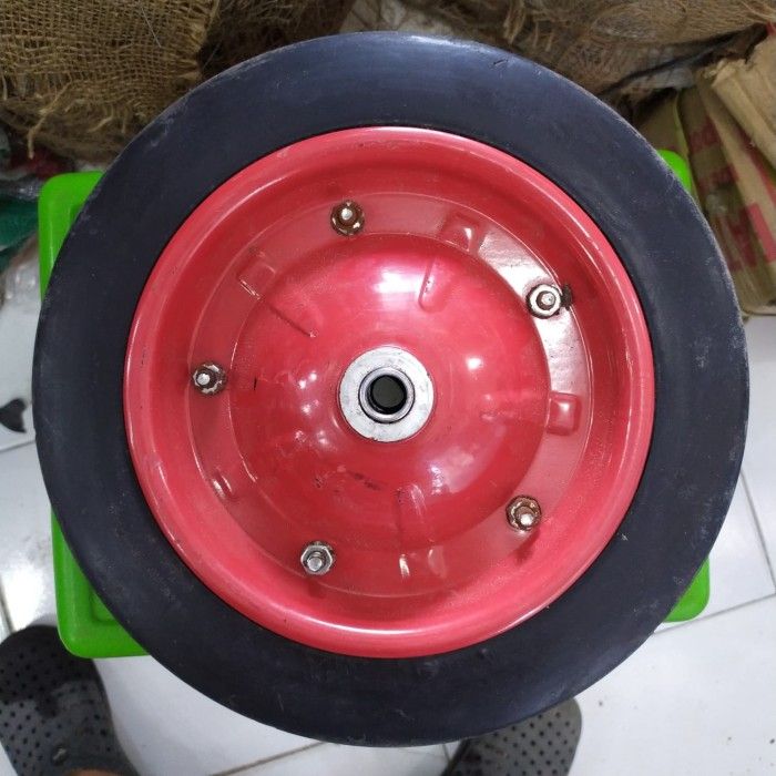 ARCO Roda Gerobak Dorong Pasir Ban MATI - Troli Angkong Roda Ban Tanpa ...